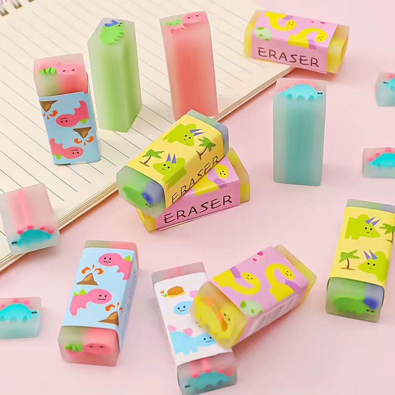Jual PENGHAPUS PENSIL LUCU DAN UNIK MOTIF DINO | Shopee Indonesia
