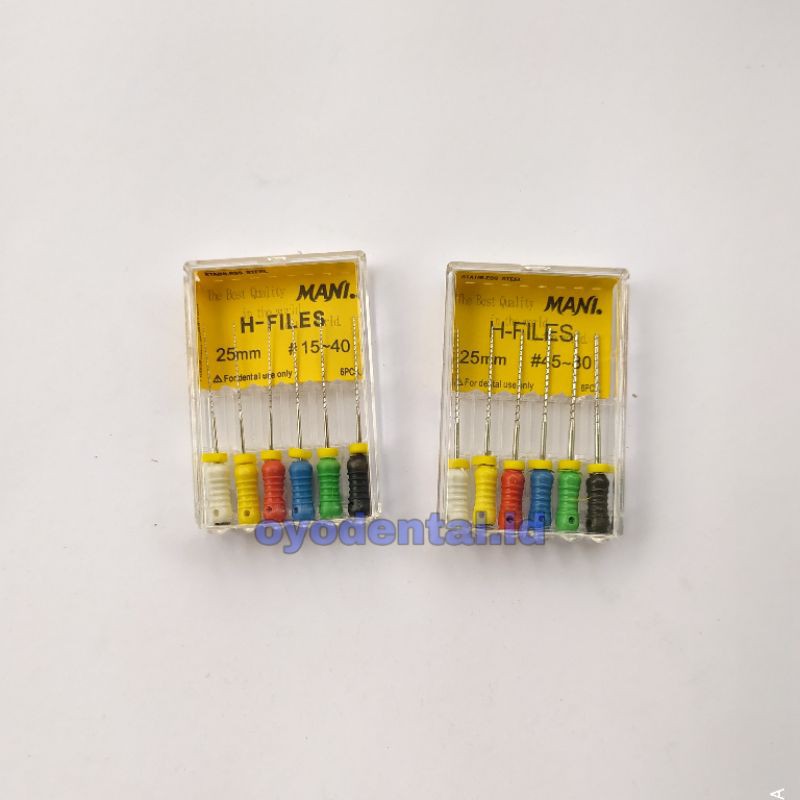 Jual Dental H file 21mm 25mm 31 mm / Hfile 15-40 45-80 / Hedstorm file ...