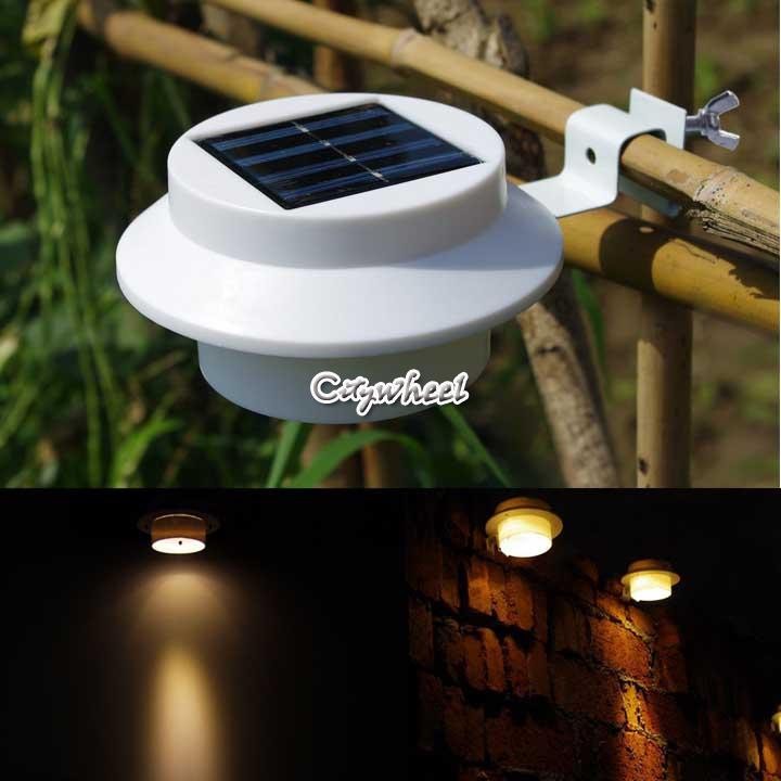 Jual Lampu Pagar Solar / LED Fence Light Outdoor Garden Taman Hemat ...