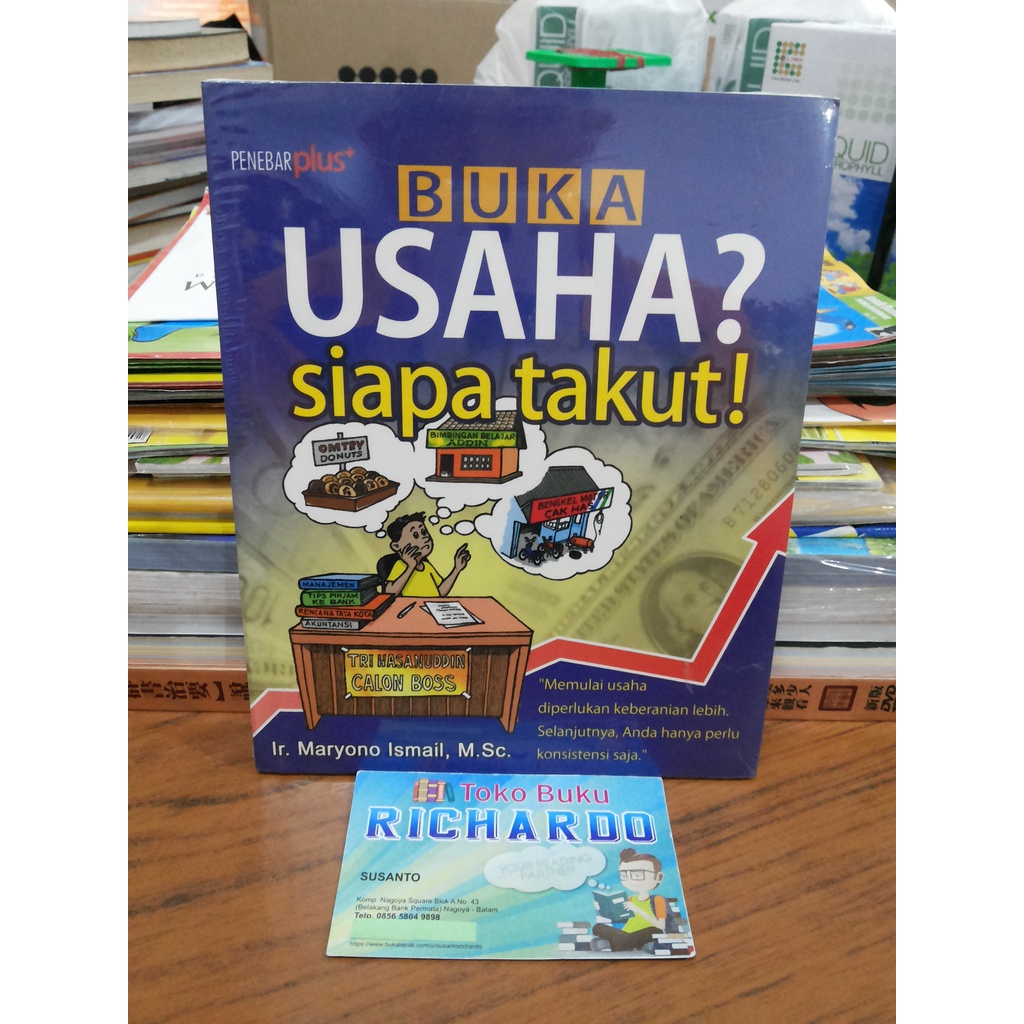 Jual Buku Buka Usaha Siapa Takut --- Ir. Maryono Ismail | Shopee Indonesia