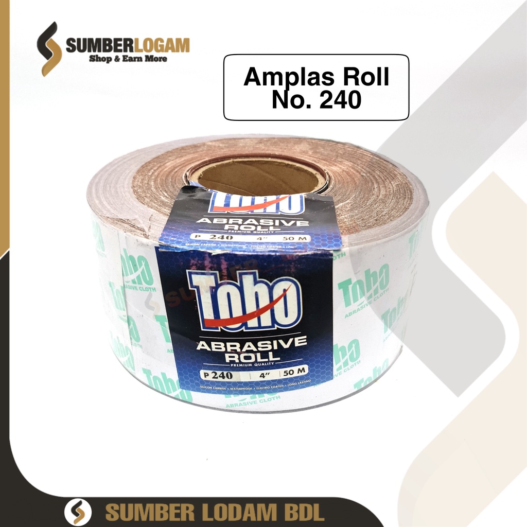 Jual Amplas Roll Kain Meteran No 240 Toho | Shopee Indonesia