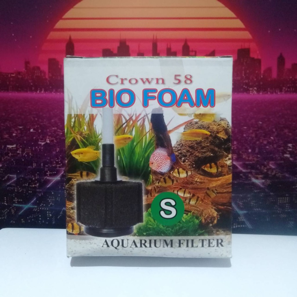 Jual CROWN 58 BIO FOAM FILTER SIZE S / BIOFOAM S | Shopee Indonesia