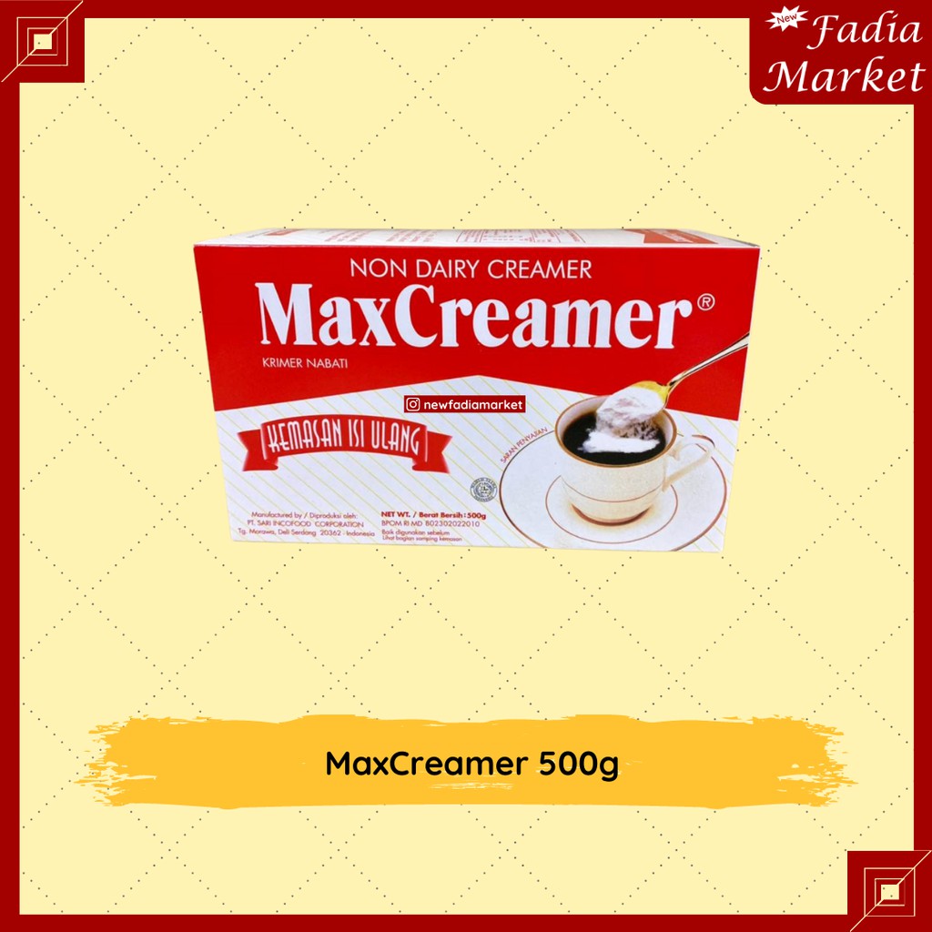 Jual MaxCreamer Non Dairy Creamer 500g | Shopee Indonesia