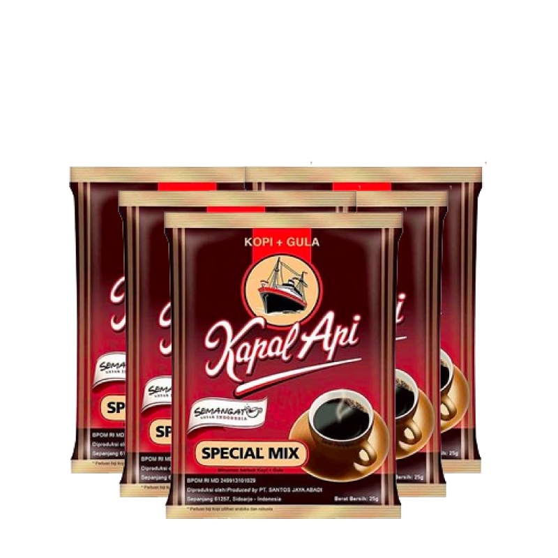 Jual Kapal Api Special Mix Kopi instan 23 gr x 5 | Shopee Indonesia