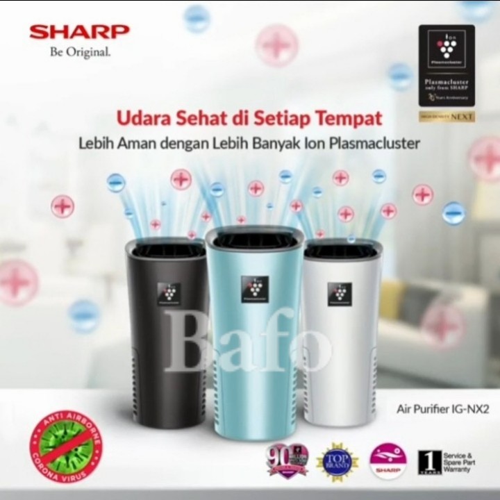 Jual SHARP Car Air Purifier IG-NX2Y Quick Clean | Shopee Indonesia
