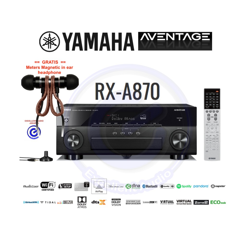 Jual Yamaha RXA870 RX A870 Dolby Atmos receiver home theater amplifier ...