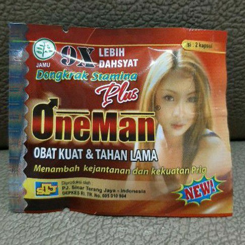 Jual One man / Oneman 1sachet Kapsul ORIGINAL!! | Shopee Indonesia