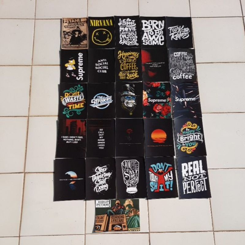 Jual Poster Dinding A5 25 Pcs. || Custom | Shopee Indonesia