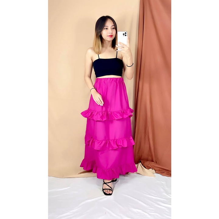 Jual RX Fashion - YORIE SKIRT KATUN TWISTCONE/ Korean Skirt / Rok ...