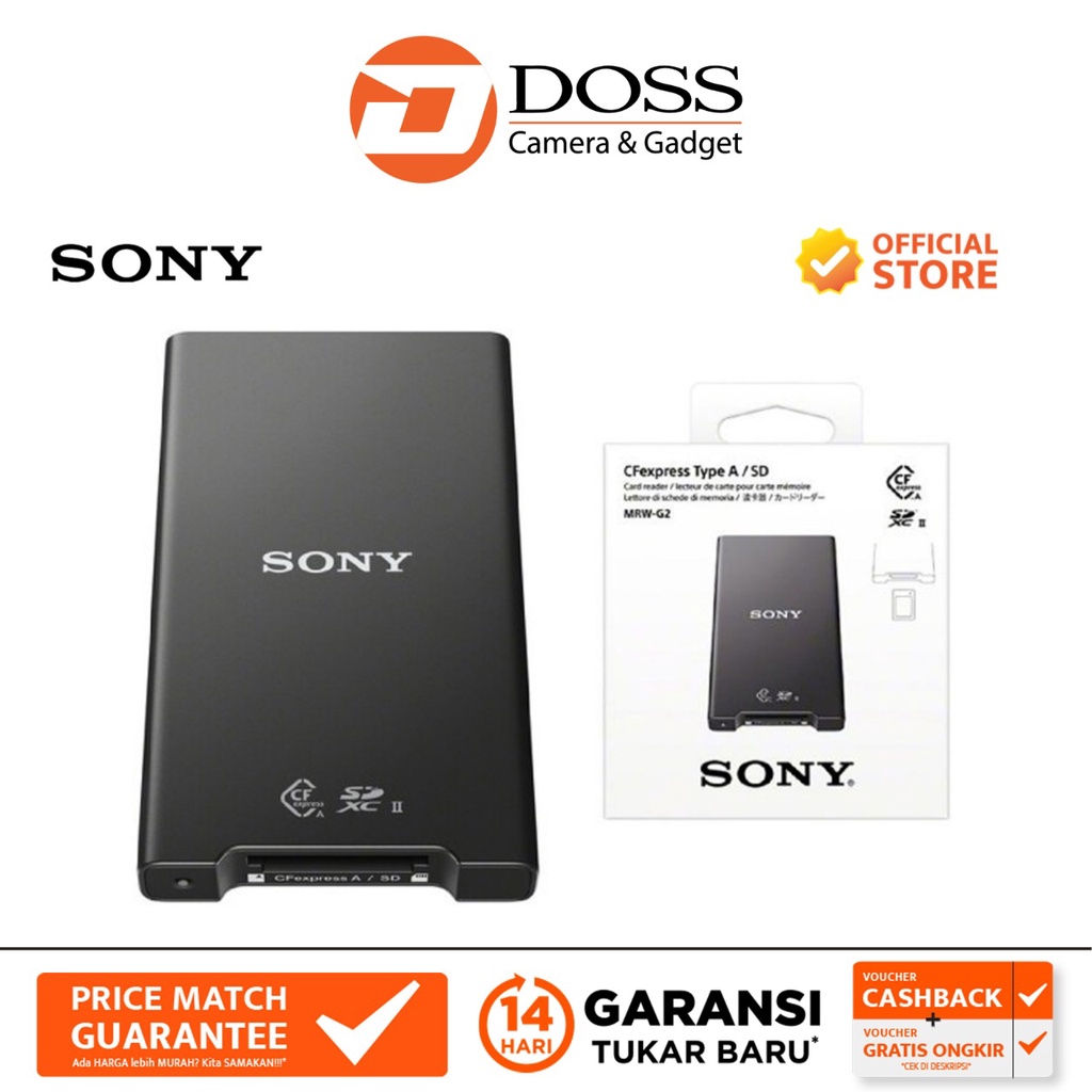 Jual Sony MRW-G2 CFexpress Type A SD Memory Card Reader | Shopee Indonesia