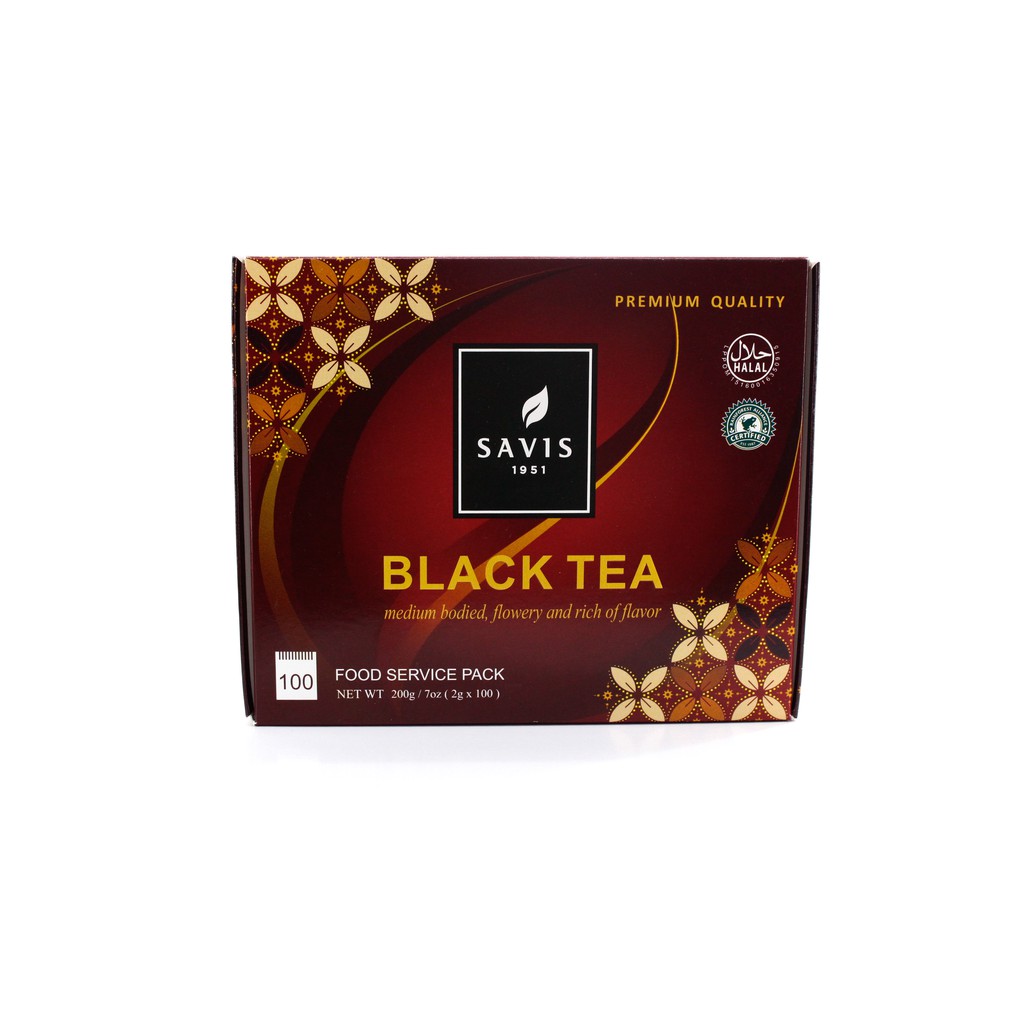 Jual Savis - Black Tea 100 Teabag | Shopee Indonesia