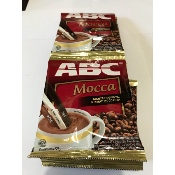 Jual ABC Mocca 1 Renceng / 10 Sachet / Sachet / Pcs / Moka / Mokka ...