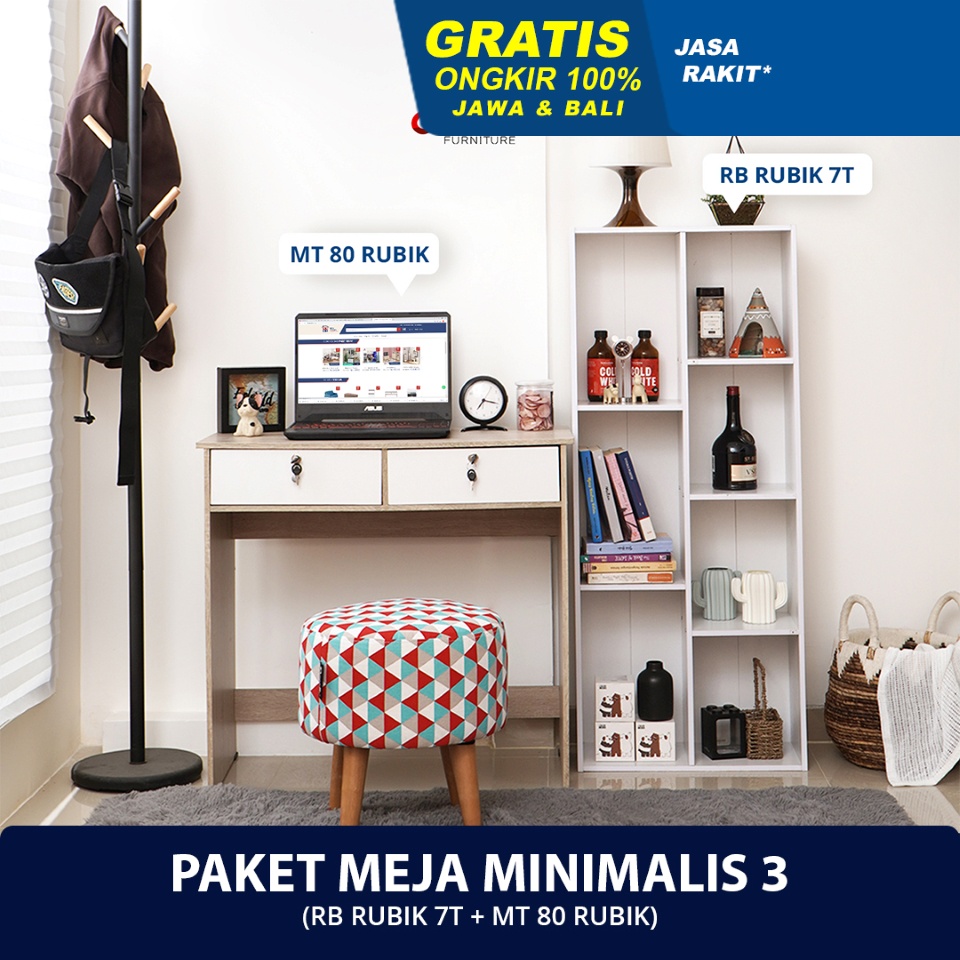 Jual Olympic Paket Meja Rubik Series (MT 80 RUBIK + RB RUBIK 7T) Meja ...