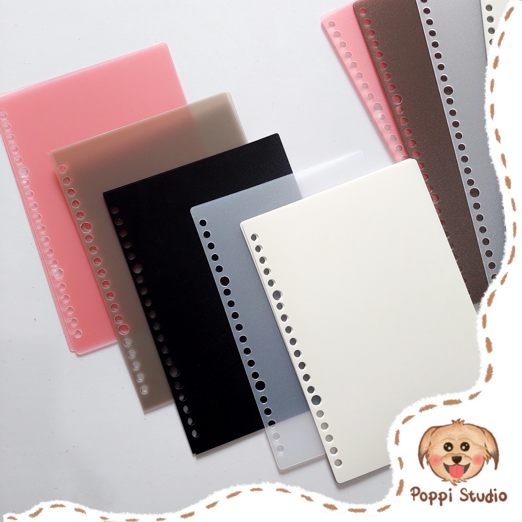 Jual Sampul Cover Binder Plastik 2 Pcs Set A5 20 Ring B5 26 Ring ...