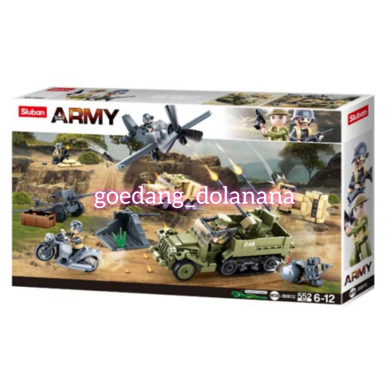 Jual Sluban Wwii Army Bricks 552pcs | Shopee Indonesia
