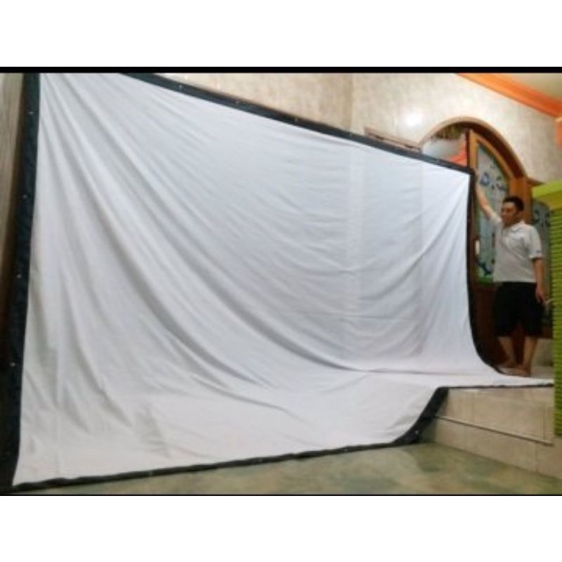 Jual screen proyektor /layar proyektor 2x3 meter | Shopee Indonesia