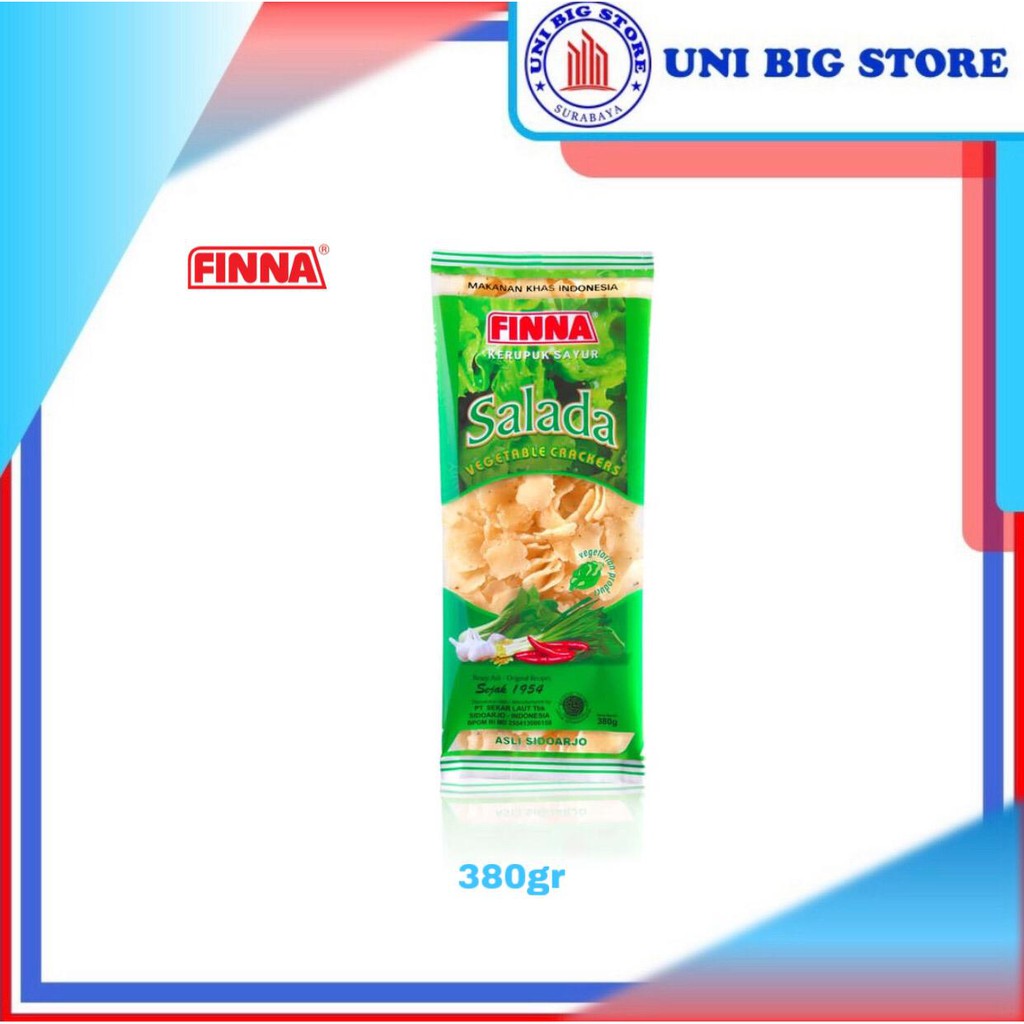 Jual FINNA Kerupuk Sayur Krupuk Salada 380 gr Vegetable Crackers ...