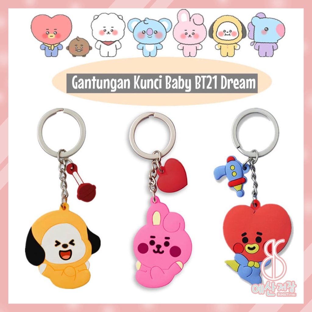 Jual [BS] BISA COD Gantungan Kunci Baby BT21 Dream BTS KPOP Key Chain ...