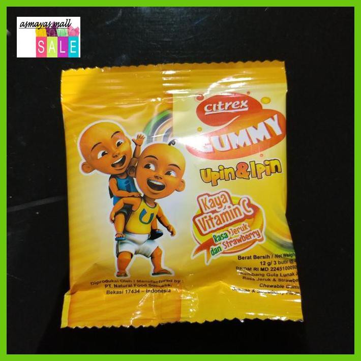 Jual Vitanak- Citrex Gummy Upin&Ipin Sachet -Asliii. | Shopee Indonesia