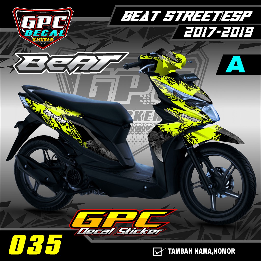 Jual Decal Sticker FullBody Beat Street Esp Tahun 2017/2018/2019 ...