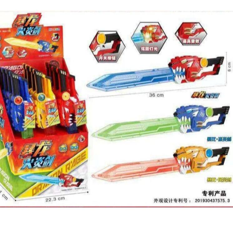 Jual QGOD Mainan Anak Senjata Pedang Power Rangers Dino thunder ufdi668 ...