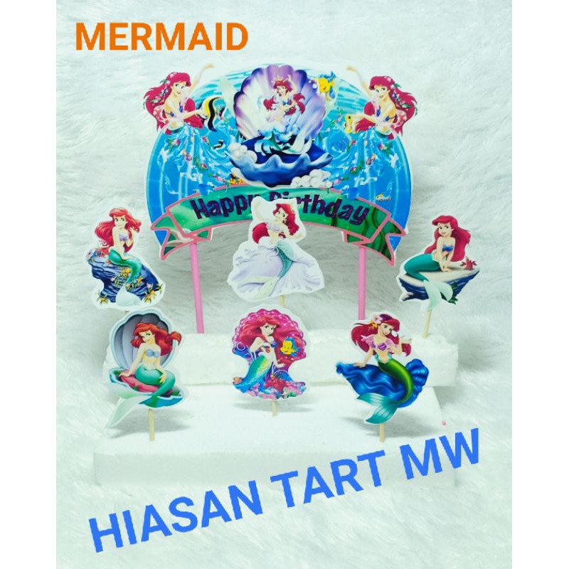Jual Topper Cake Ulang Tahun Karakter Perempuan / Hiasan Kue Tart ...