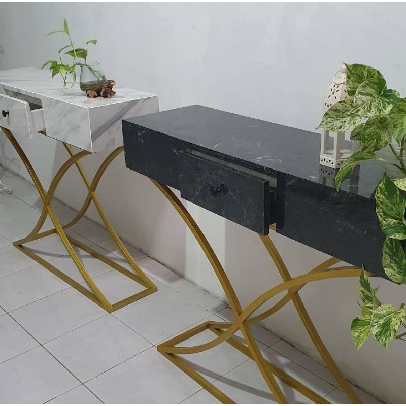 Jual MEJA FOYER CONSOL TV MEJA NAKAS FURNITURE CUSTOM | Shopee Indonesia