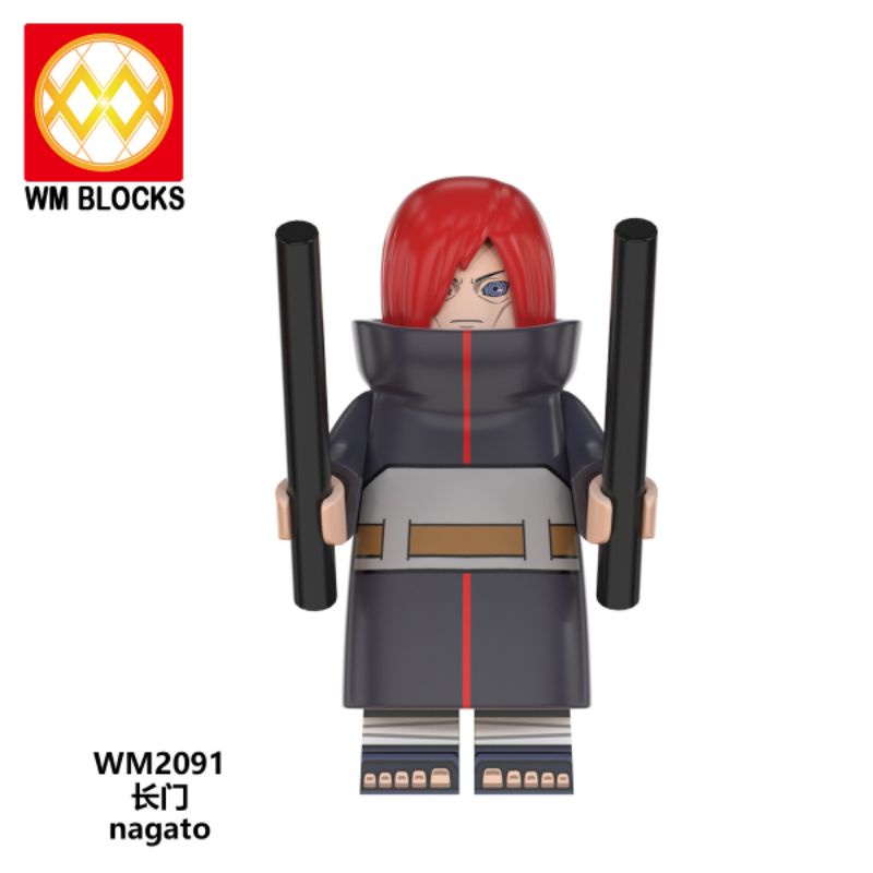 Jual mainan balok naruto nagato PGM2091 figure anime itachi sasuke ...