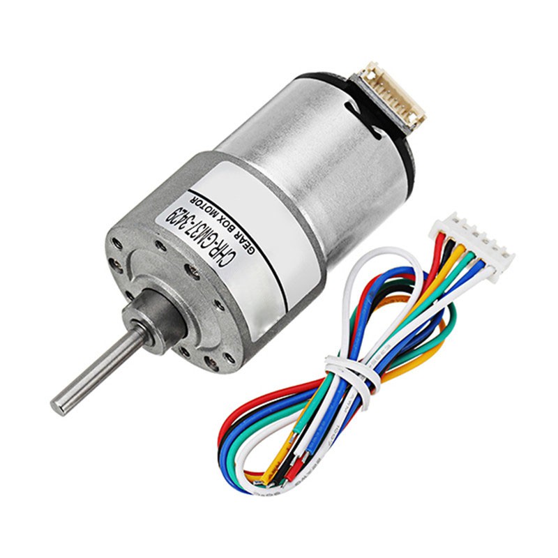 Jual 1pc Brand New Durable DC 12V 200rpm Encoder Motor Hall Encoder ...