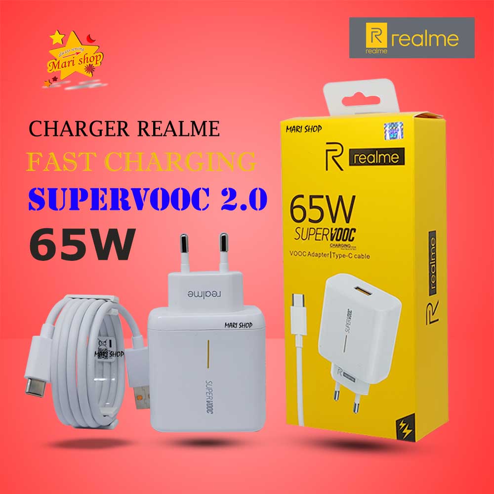 Jual Charger Realme Type C Original Fast Charging 100% SuperVooc 2.0 ...