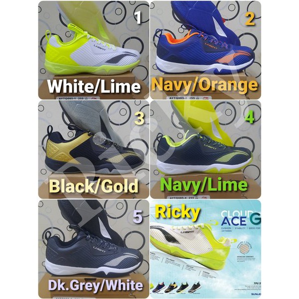 Jual SEPATU BADMINTON LINING CLOUD ACE G8 - CUSHION - TPU STABILITY ...