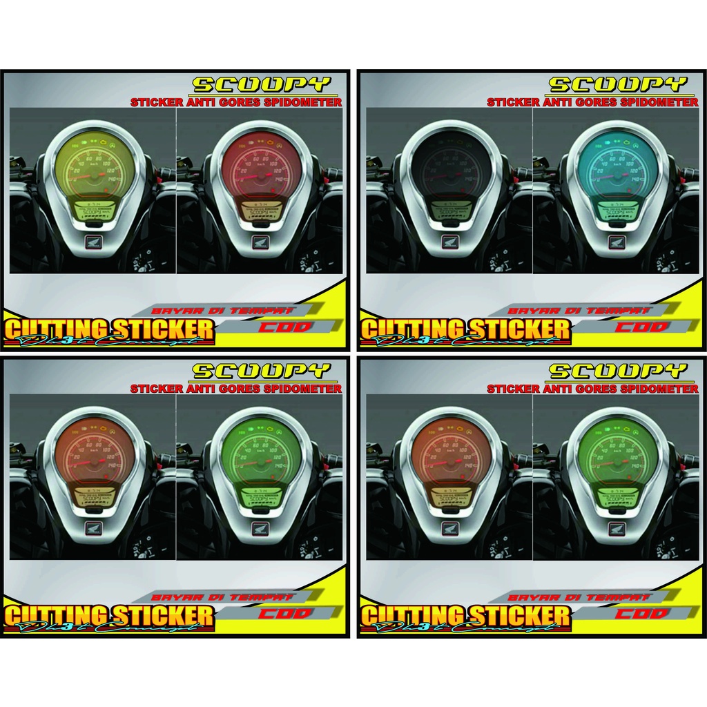 Jual Stiker Speedometer Scoopy New Stiker Pelindung Speedometer Scoopy ...
