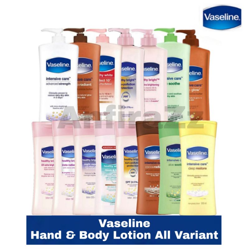 Jual Vaseline Body Lotion All Variant-Pelembab Dan Perawatan Kulit ...