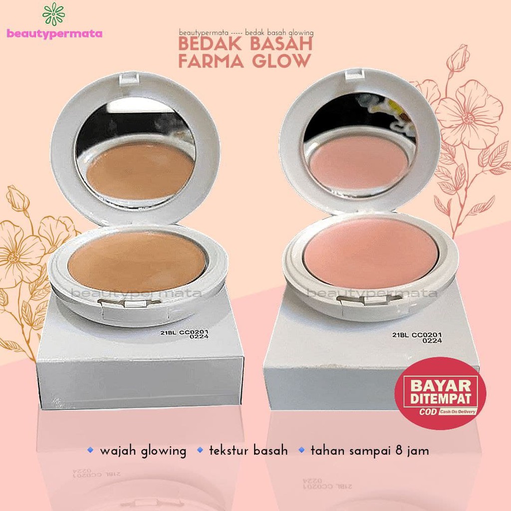 Jual Bedak Basah Glowing Elicka Concealer Cushion Shade Pink dan ...