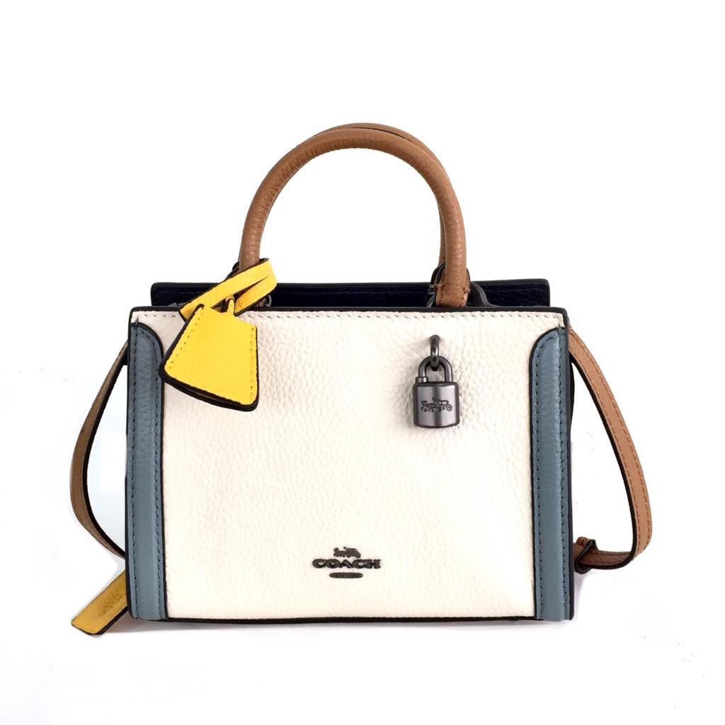 Jual COACH Micro Zoe Crossbody in Colorblock Chalk Multi | Shopee Indonesia
