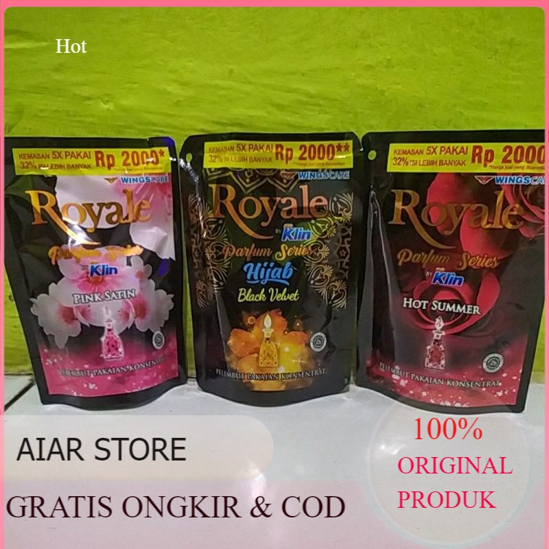 Jual ROYALE PEWANGI SOFTERNER POUCH 58 ML / PEWANGI PAKAIAN ROYALE ...