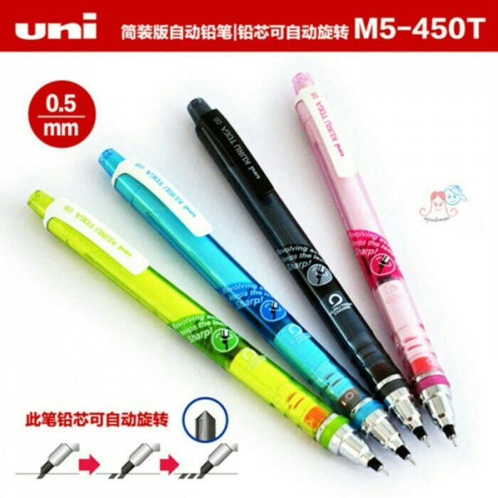 Jual Uni Pencil Kuru Toga 0.5 M5-450T | Shopee Indonesia