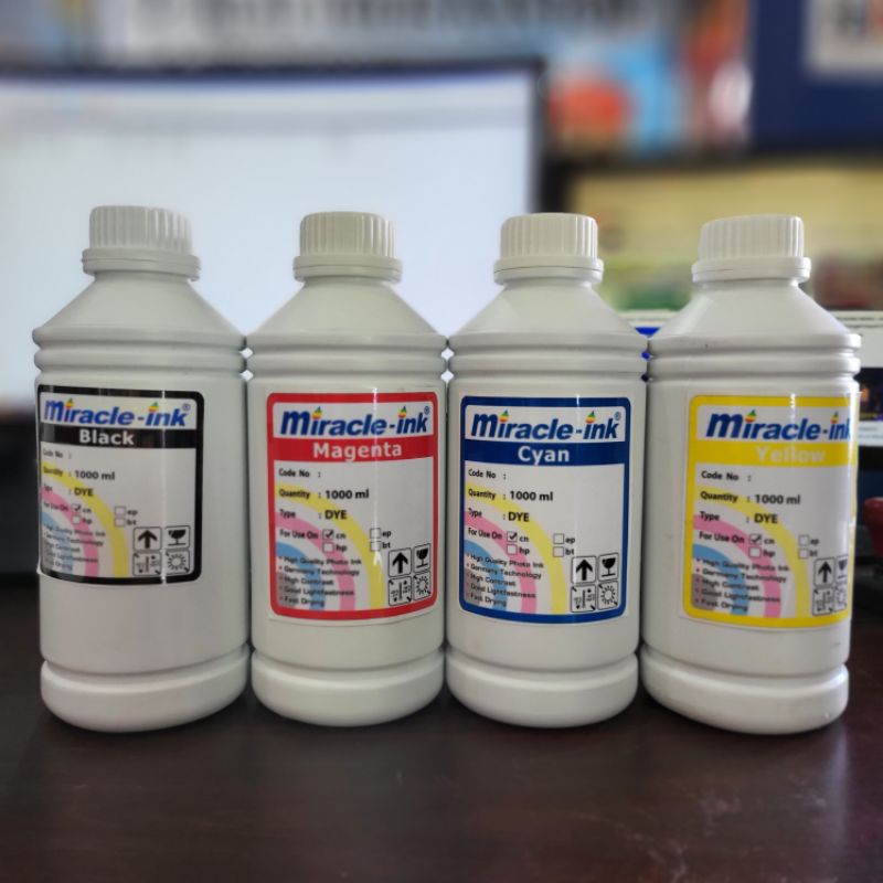 Jual Tinta Printer Miracle Ink Literan Canon Dye Ink | Shopee Indonesia