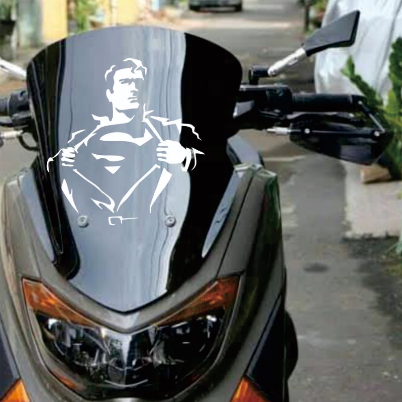 Jual Stiker Sticker Visor Motor Nmax/PCX/Aerox Siluet Model Superman ...