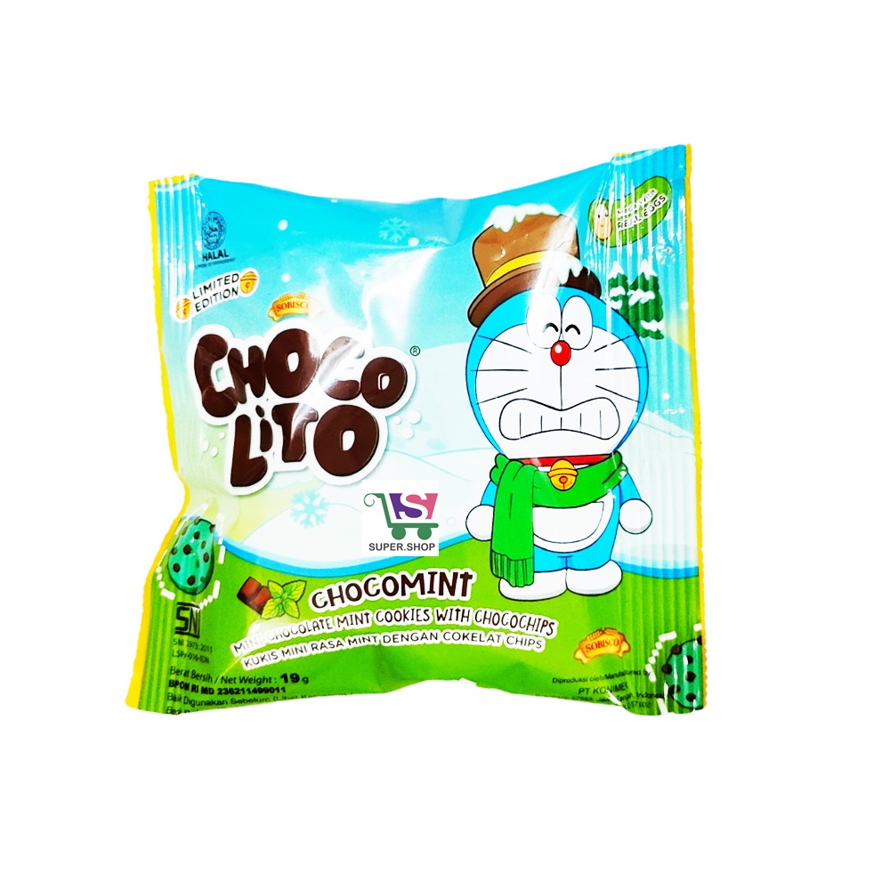 Jual CHOCOLITO Chocomint Biskuit Mint Cokelat 19 Gram | Shopee Indonesia