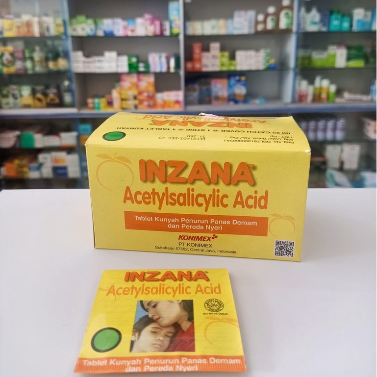 Jual INZANA TABLET ANAK 𝟏 𝐒𝐓𝐑𝐈𝐏 𝐈𝐒𝐈 𝟒 𝐓𝐀𝐁𝐋𝐄𝐓 𝐊𝐔𝐍𝐘𝐀𝐇 - Meredakan Demam ...