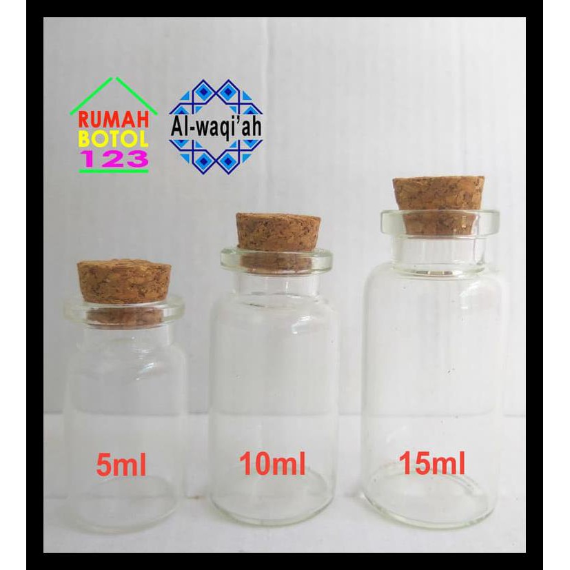 Jual TERBATAS Bottle Clear Charm / Botol Kaca / Clay / Clat / Vial ...