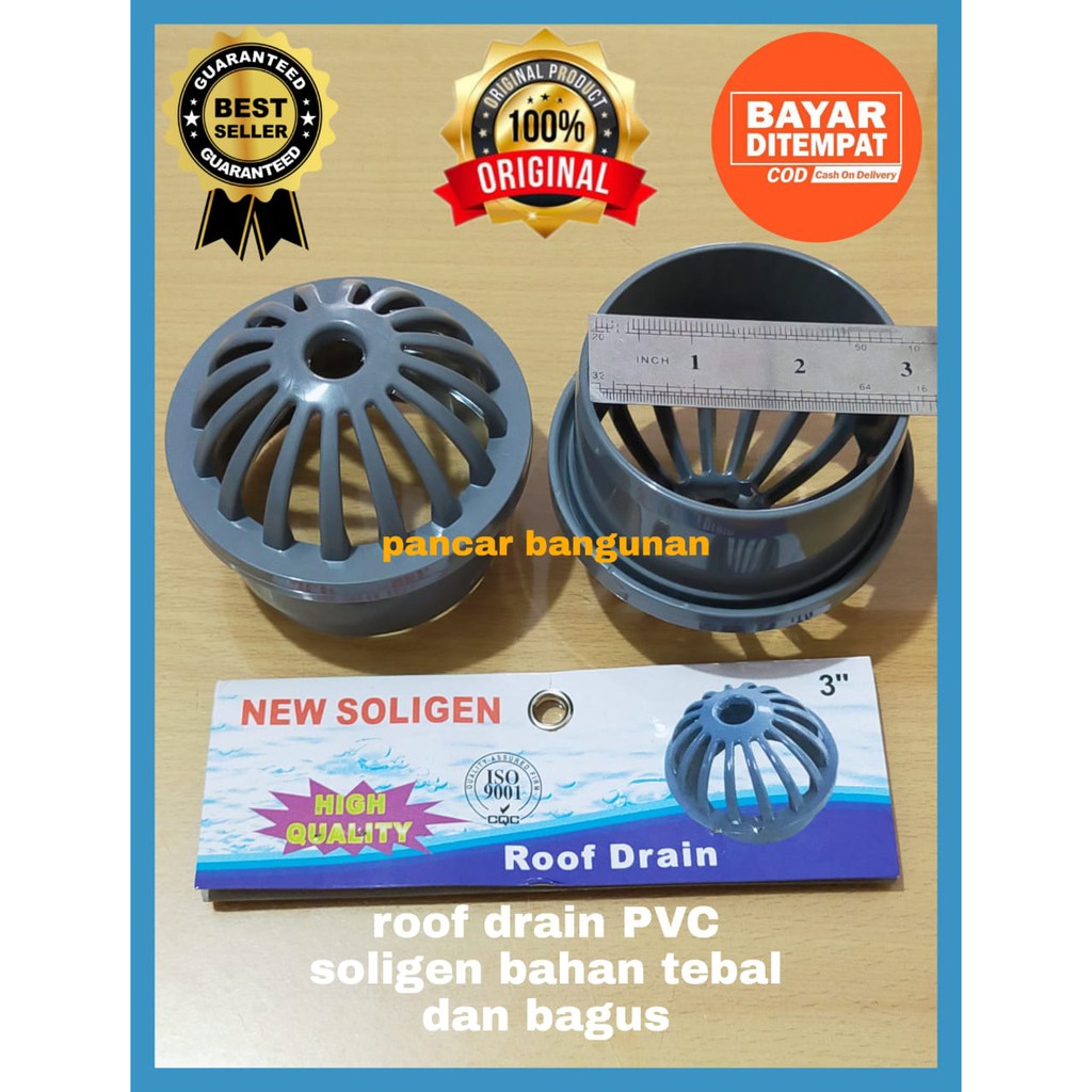 Jual ROOF DRAIN PVC SOLIGEN 3 INCH - SARINGAN TALANG SOLIGEN 3 INCH ...