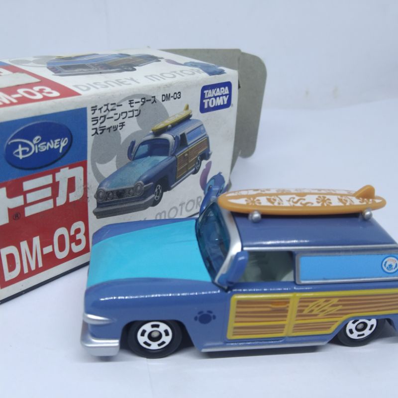 Jual Tomica Disney Motor DM-03 Lagoon Wagon STITCH Takara Tomy Diecast ...