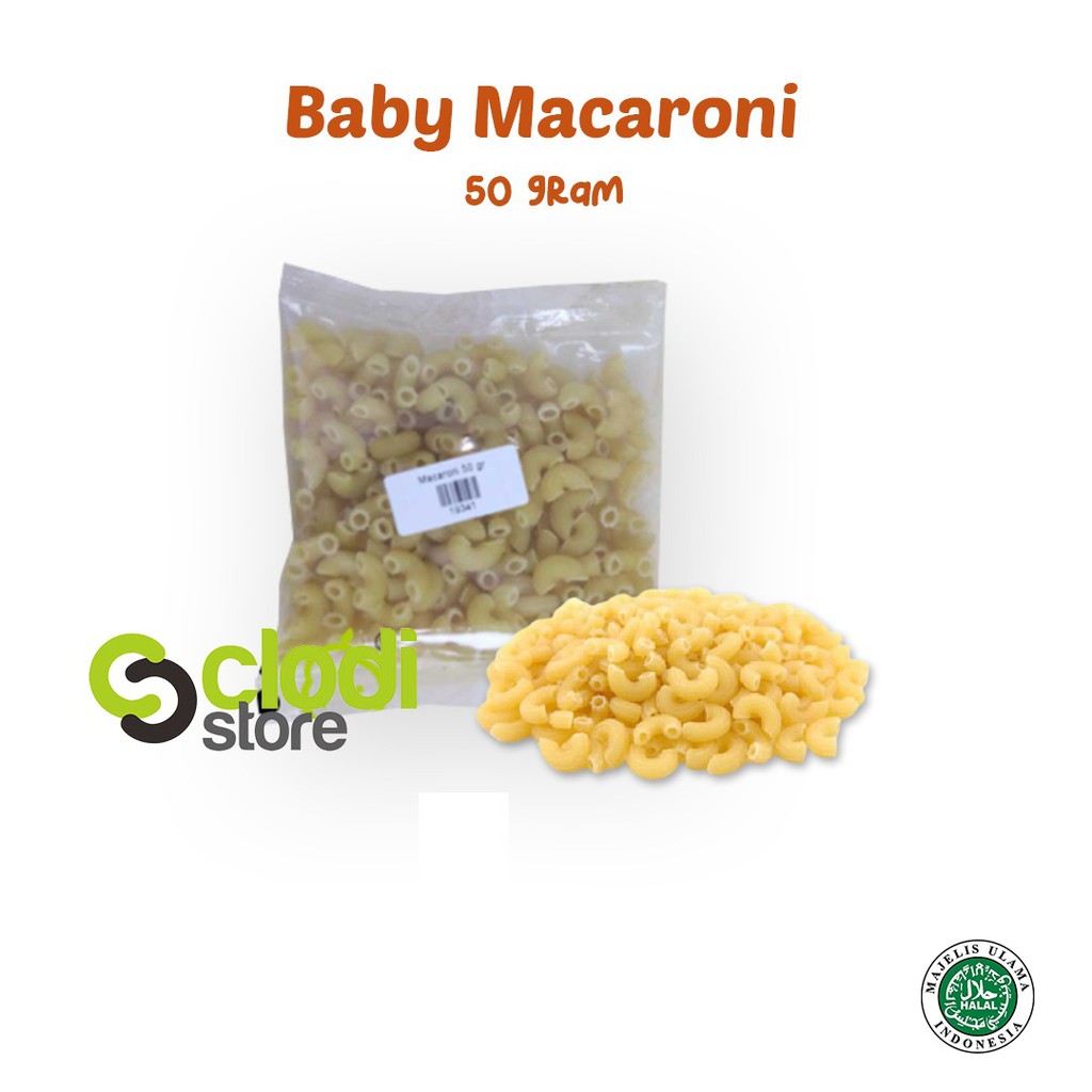 Jual Baby Macaroni 50 gram Pasta Makaroni MPASI Bayi Penambah Nafsu ...
