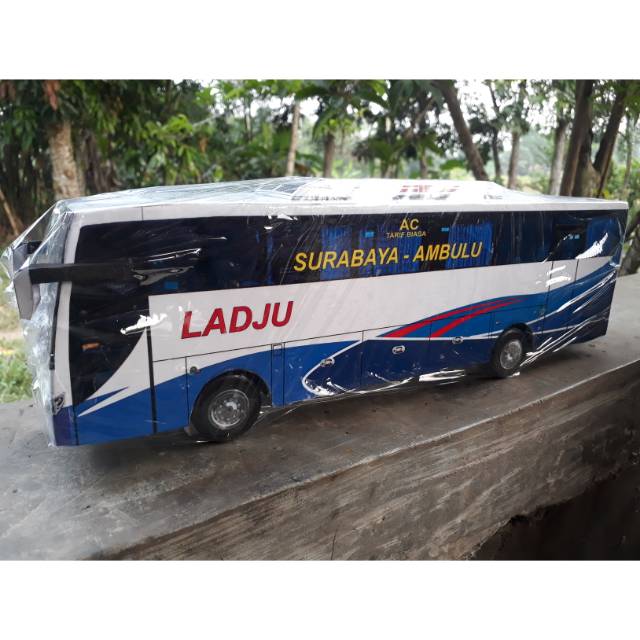 Jual MAINAN MINIATUR BUS LADJU | Shopee Indonesia