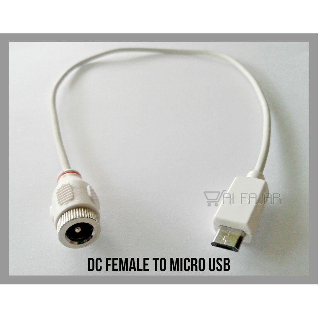 Jual DC Female To Micro Usb | Shopee Indonesia