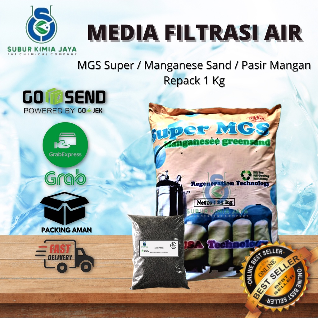 Jual MGS Super / Media Filtrasi Air / Filter Air 1 Kg | Shopee Indonesia