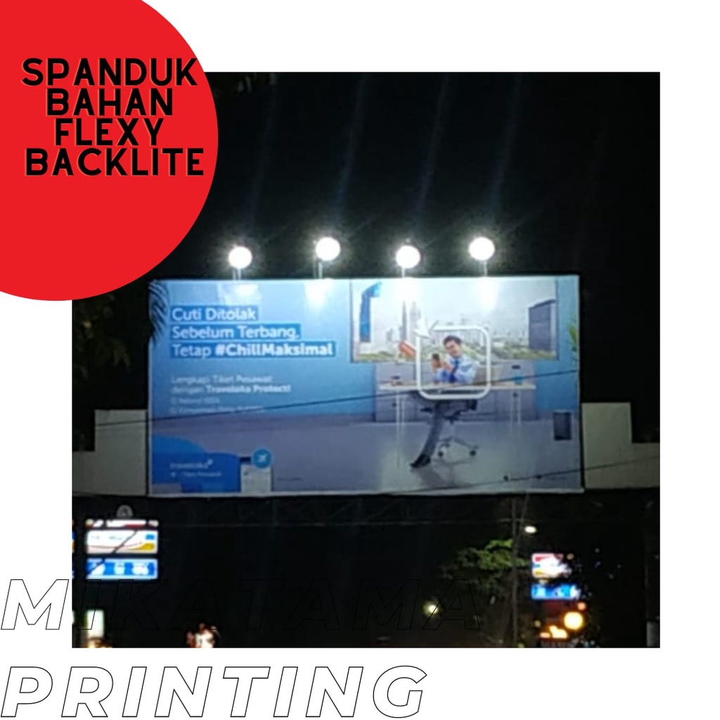 Jual Spanduk Bahan Flexy Backlite ( Permeter) | Shopee Indonesia