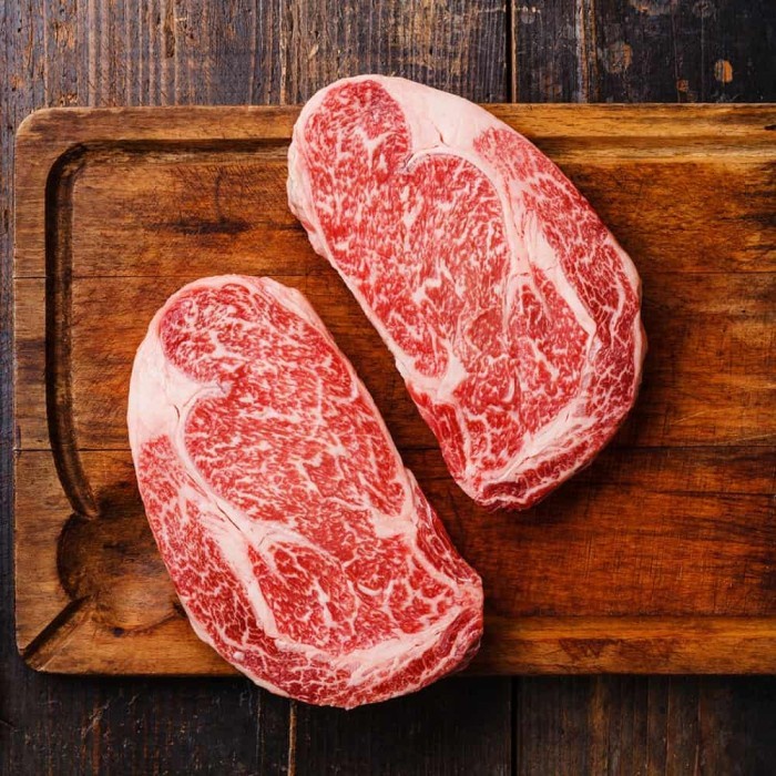 Jual Grandpa's Original Wagyu Steak Ribeye Marbling 5 - 250gr | Shopee ...